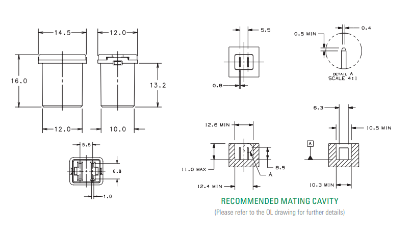 Low-Profile Jcase Fuse