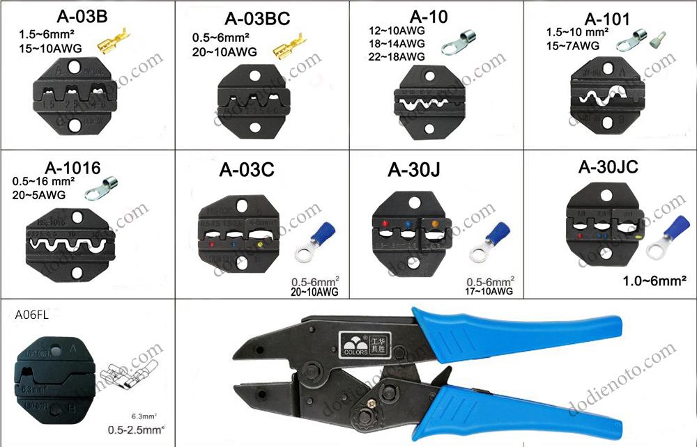 Kìm bấm Terminal cho các Connector ô tô